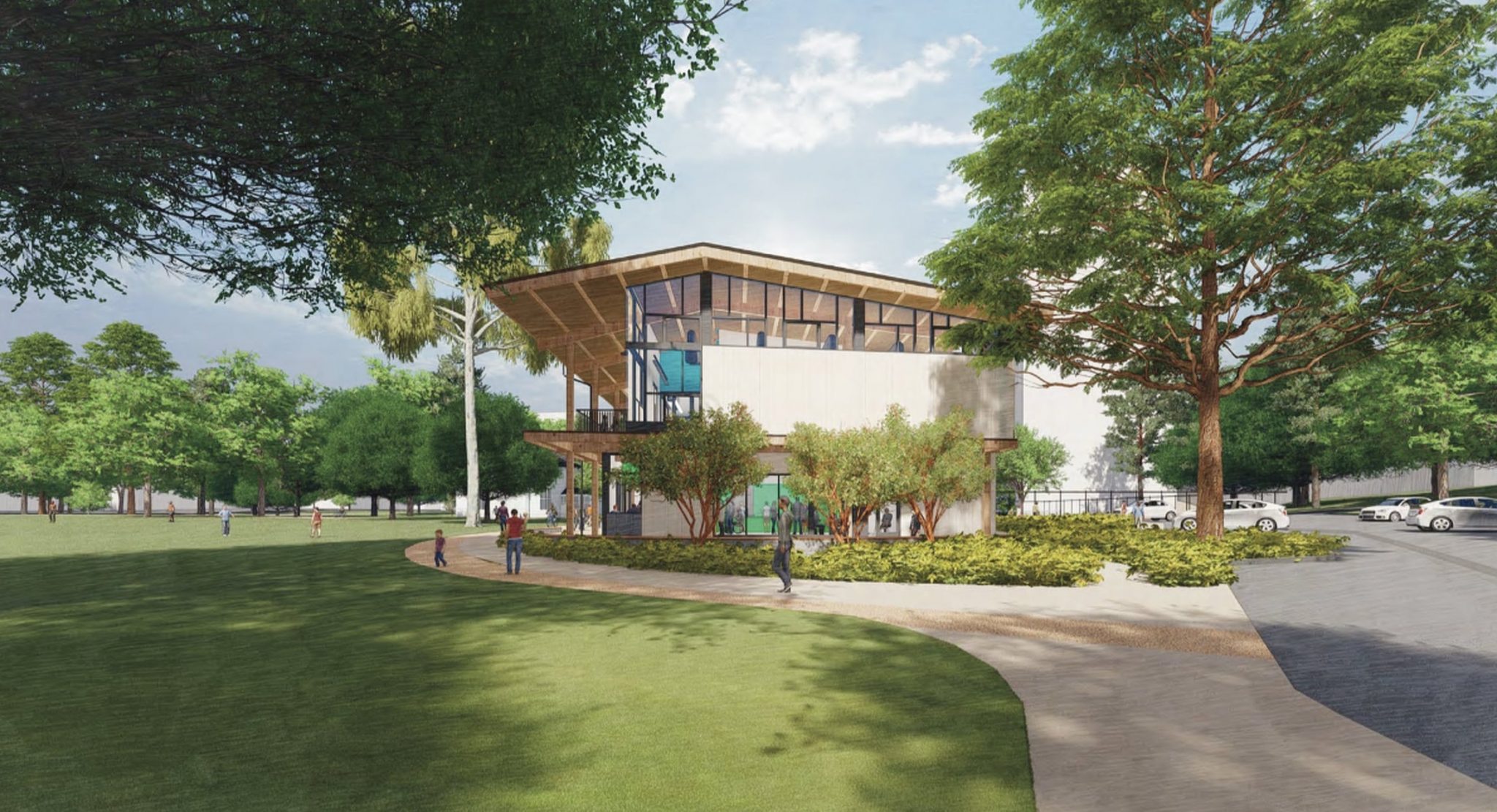 Design Updates for Mosswood Park Community Center, Piedmont Avenue, Oakland