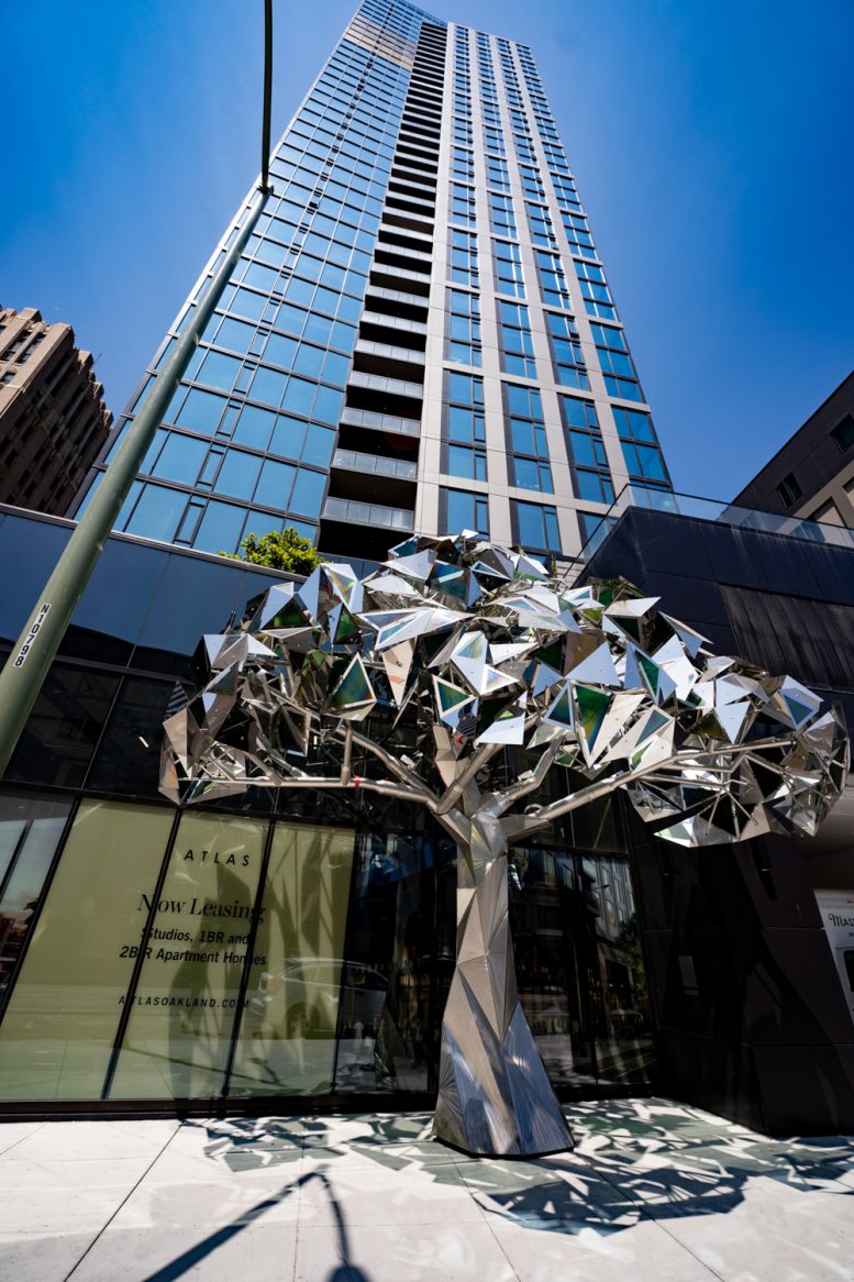Atlas Tower 70% Leased As Public Art Installed at Base in Downtown ...