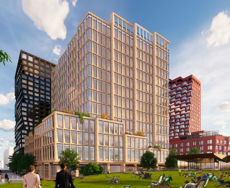 Facade Installation Tops Out for Three Towers at Mission Rock, San ...