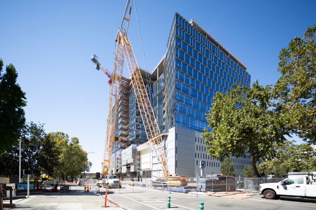 Facade Installation Nearly Complete at Adobe North Tower, Downtown San ...