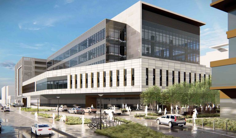 Facade Installation Starts for Topped-Out UCSF Clinical Facility in ...