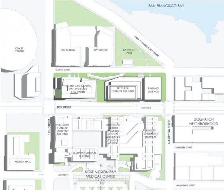 Construction Starts for UCSF Clinical Building at Block 34, Mission Bay ...
