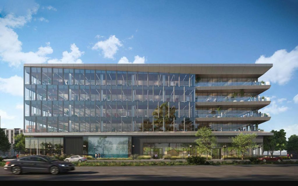 Rendering Revealed for 300 South Mathilda Avenue, Office Component of ...