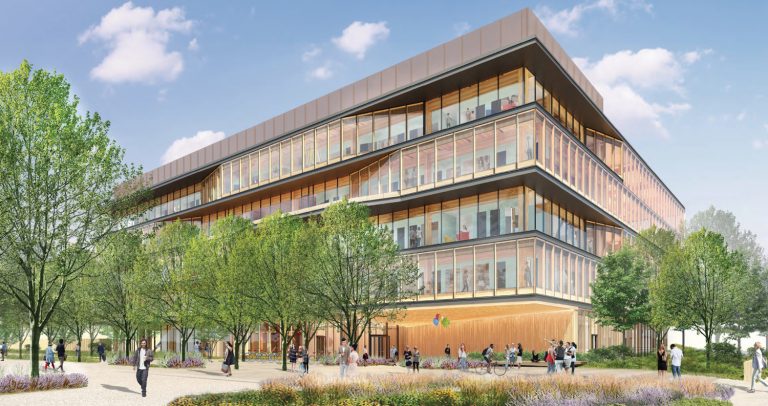 Facade Rising On Google’s First Sunnyvale Mass Timber Office Building ...