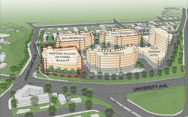 University Circle Phase II Office Project Makes Progress In East Palo Alto