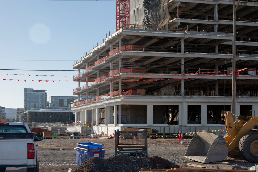 SFYIMBY Site Visit: Major Construction Progress at Mission Rock, San ...