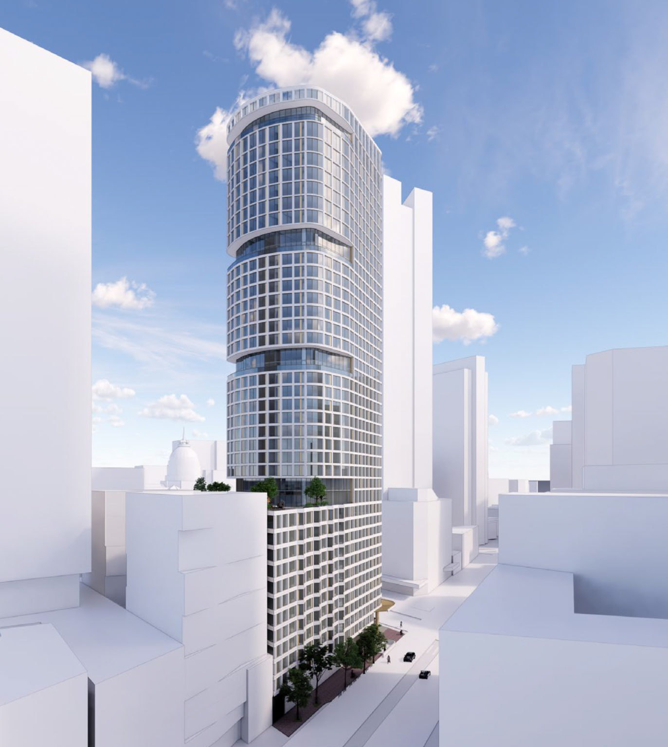 Second Round of SCB Renderings for One Oak in Civic Center, San ...