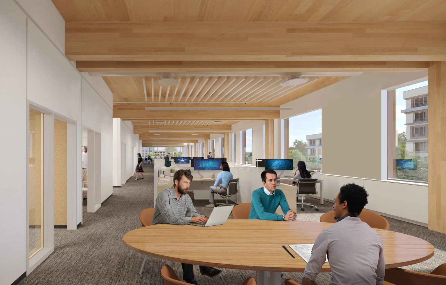 Nation’s First Net-Zero-Energy Mass Timber Civic Building Tops Out in ...