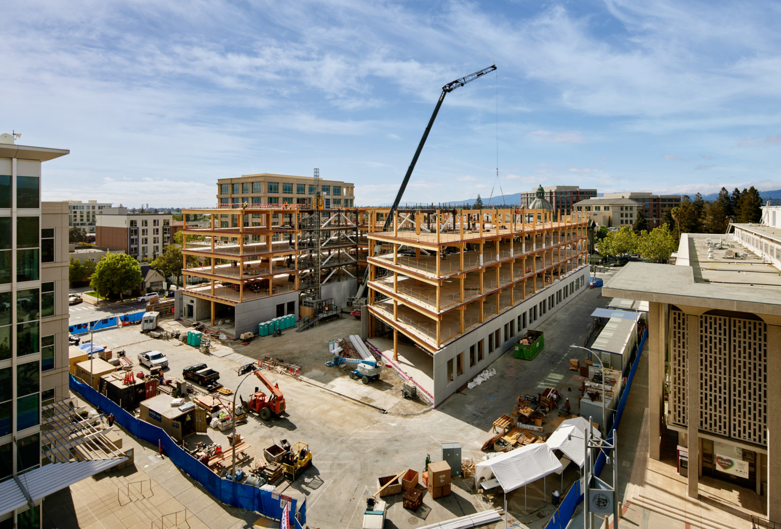 Nation’s First Net-Zero-Energy Mass Timber Civic Building Tops Out in ...