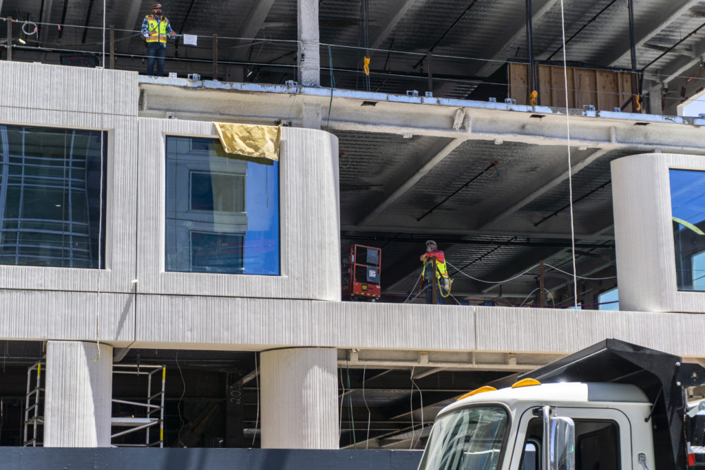 Construction Starts for China Basin Park, Facade Rising on Block B in ...