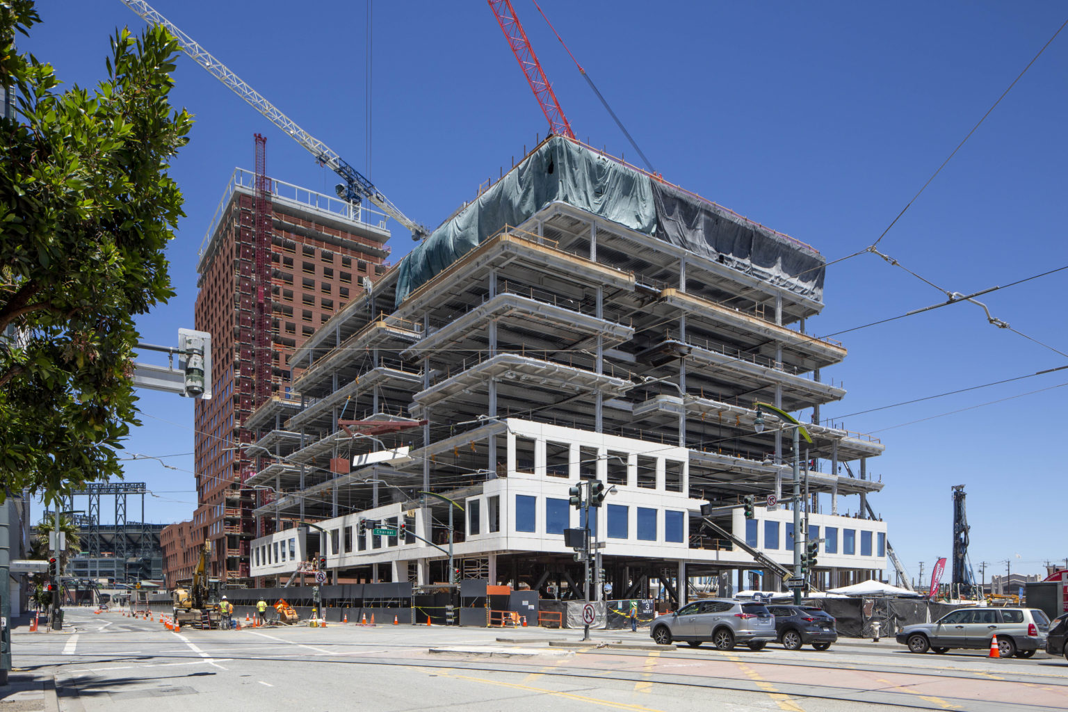 Construction Starts for China Basin Park, Facade Rising on Block B in ...