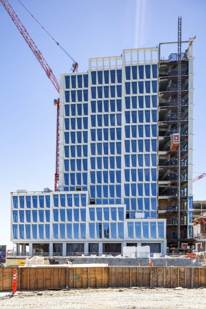 Construction Starts for China Basin Park, Facade Rising on Block B in ...
