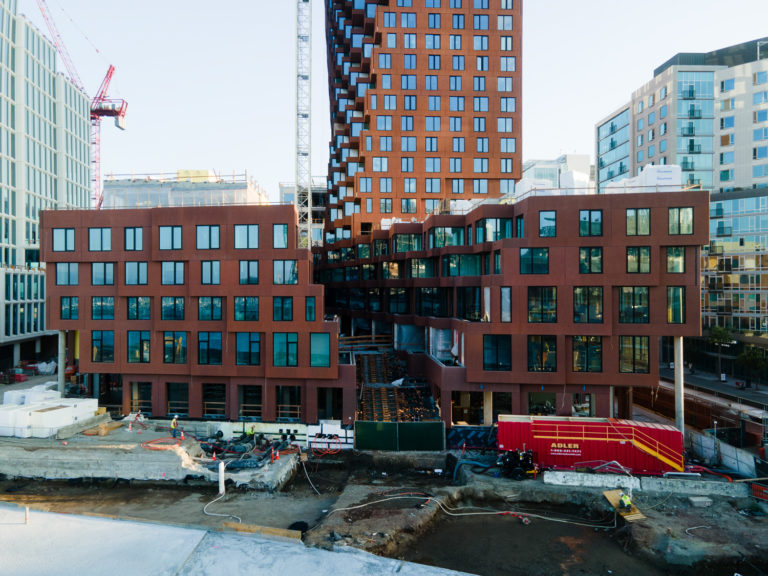 Facade Installation Tops Out for Three Towers at Mission Rock, San ...