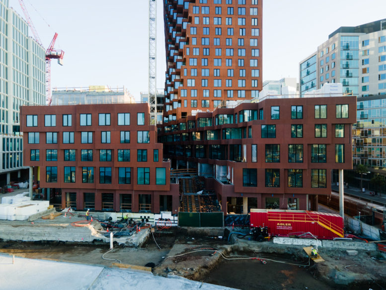 Facade Installation Tops Out for Three Towers at Mission Rock, San ...