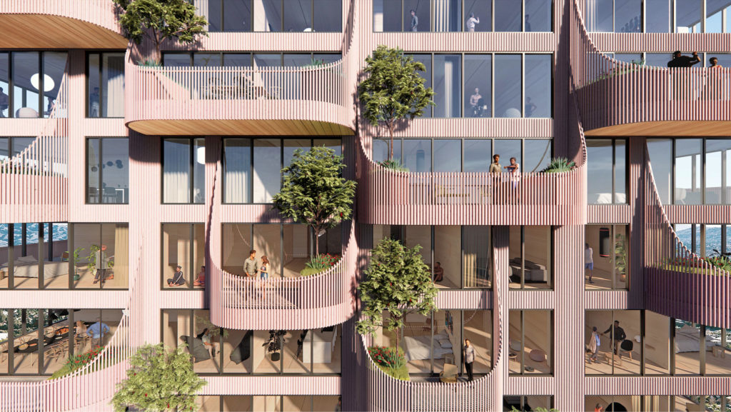 Nabr Tower B facade details, rendering by RMW Architecture - San ...
