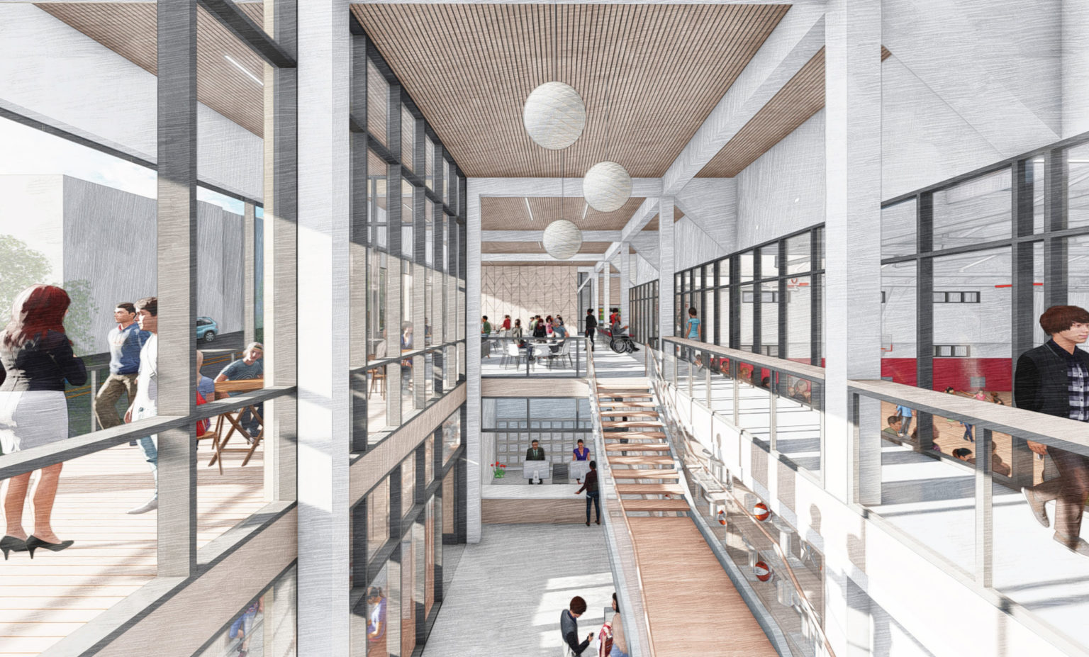 Updated Design for New Pacific Heights High School, San Francisco - San ...
