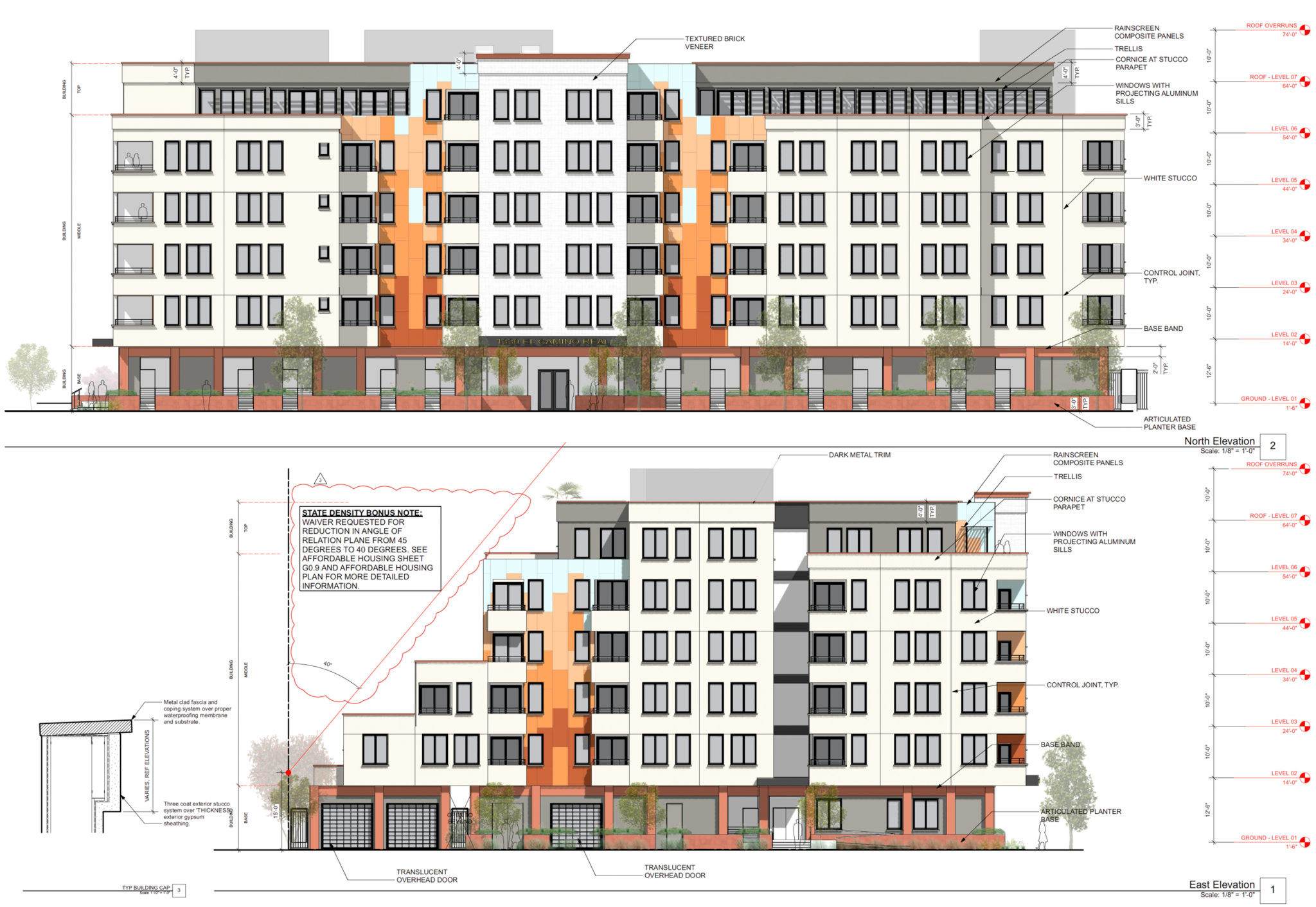 Plans for Approved 1330 El Camino Real in Redwood City, San Mateo ...