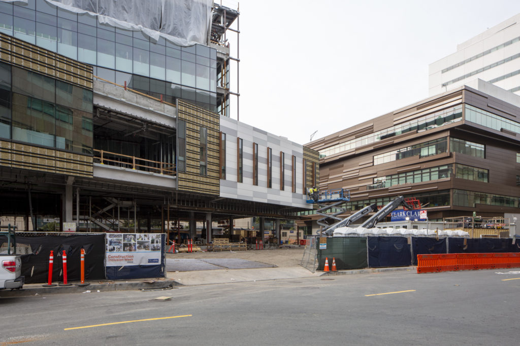 Facade Installation Starts for Topped-Out UCSF Clinical Facility in ...