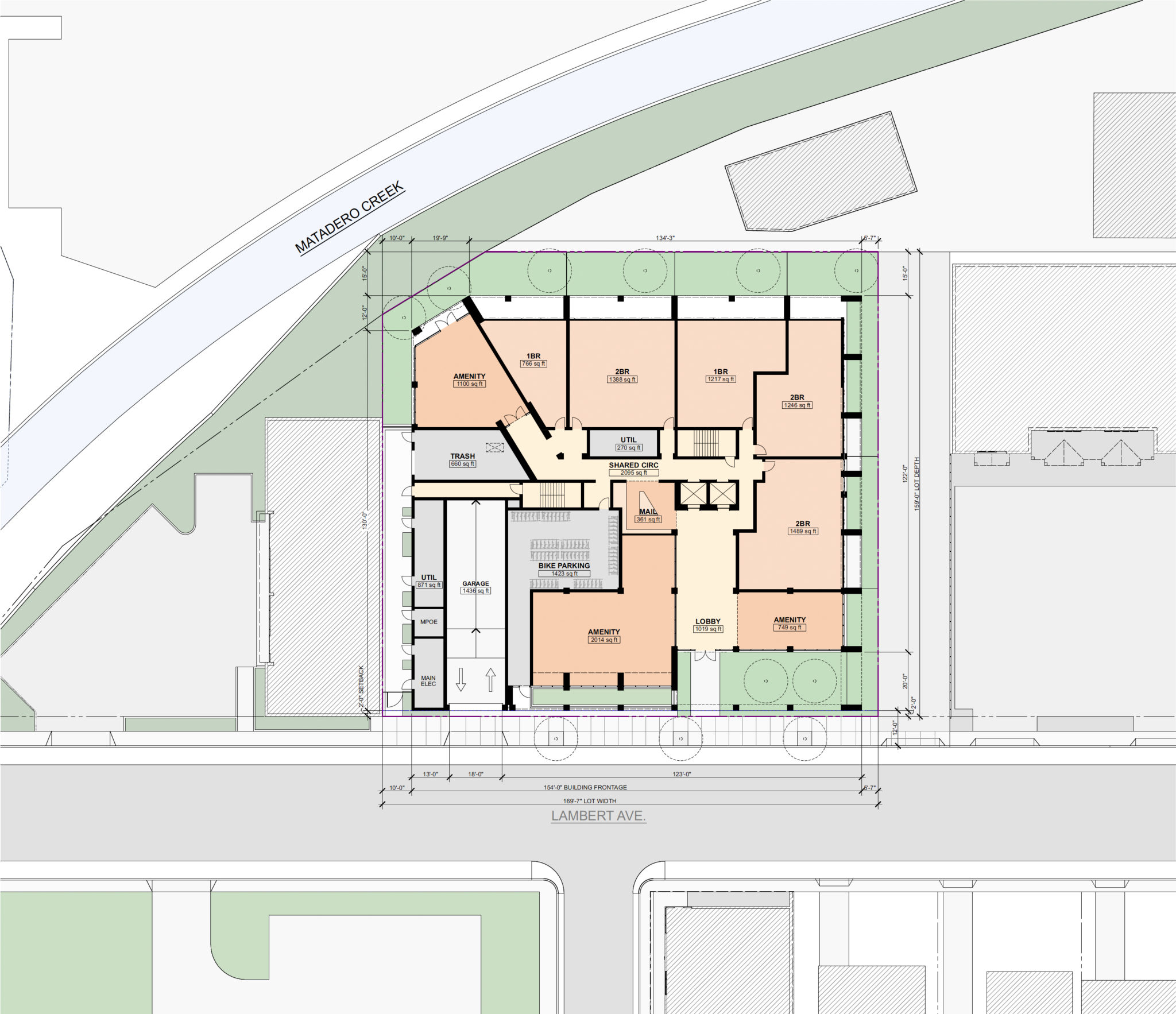 New Builders Remedy-Assisted Plan For 300 Lambert Avenue, Palo Alto ...