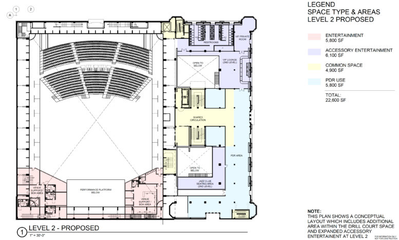 Interior Renovations, New Jazz Club Proposed for San Francisco Armory ...