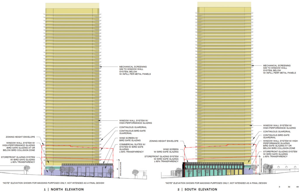 2700 Sloat Boulevard vertical elevation, illustration by Solomon ...