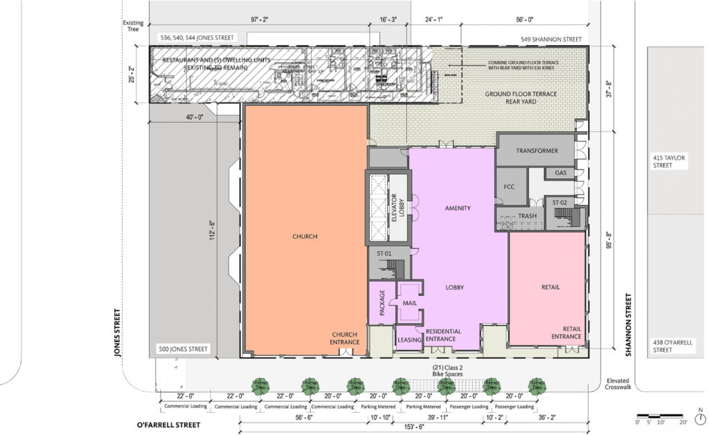 Plans Review Tomorrow for 450 O’Farrell Street in Tenderloin, San ...