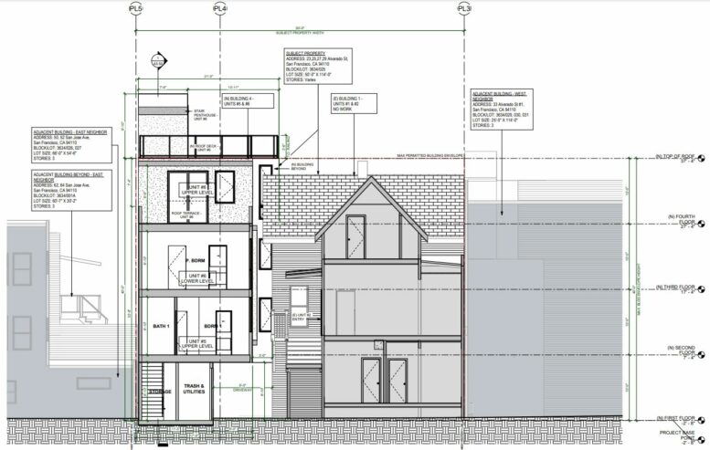 Plans for Housing at 27 Alvarado Street In Mission District, San Francisco
