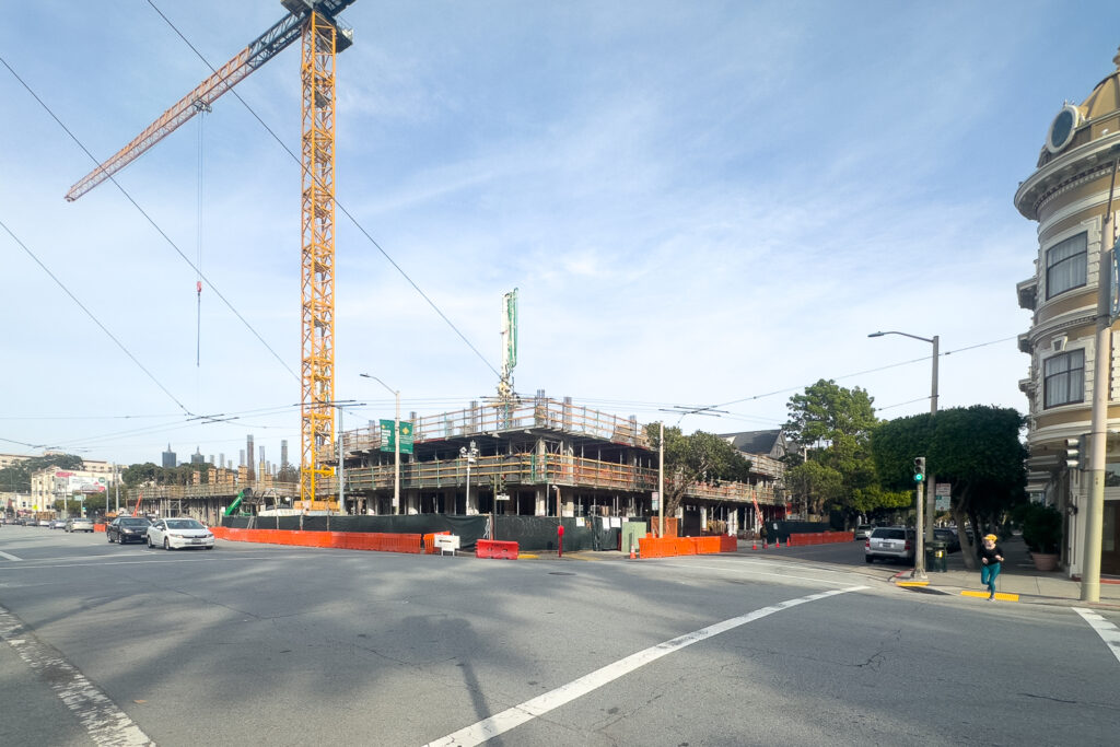 Construction Progress for 730 Stanyan Street in Haight Ashbury, San ...