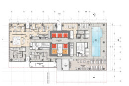 555 Howard Street sixth-level floor plan, rendering by Renzo Piano ...