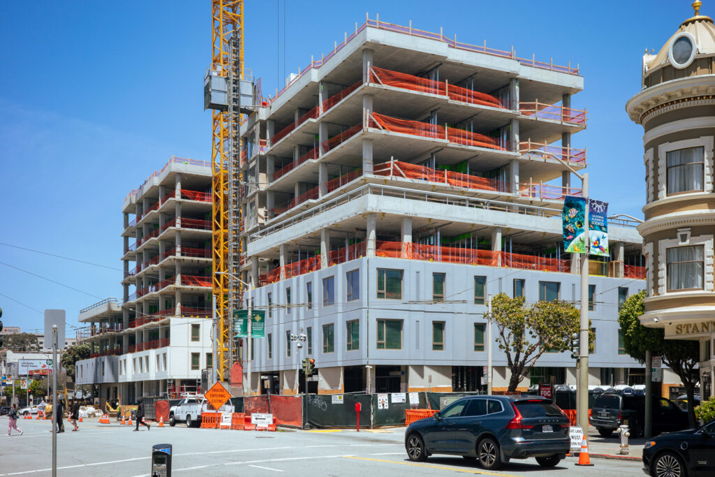 Facade Installation Underway for 730 Stanyan Street in Haight-Ashbury ...