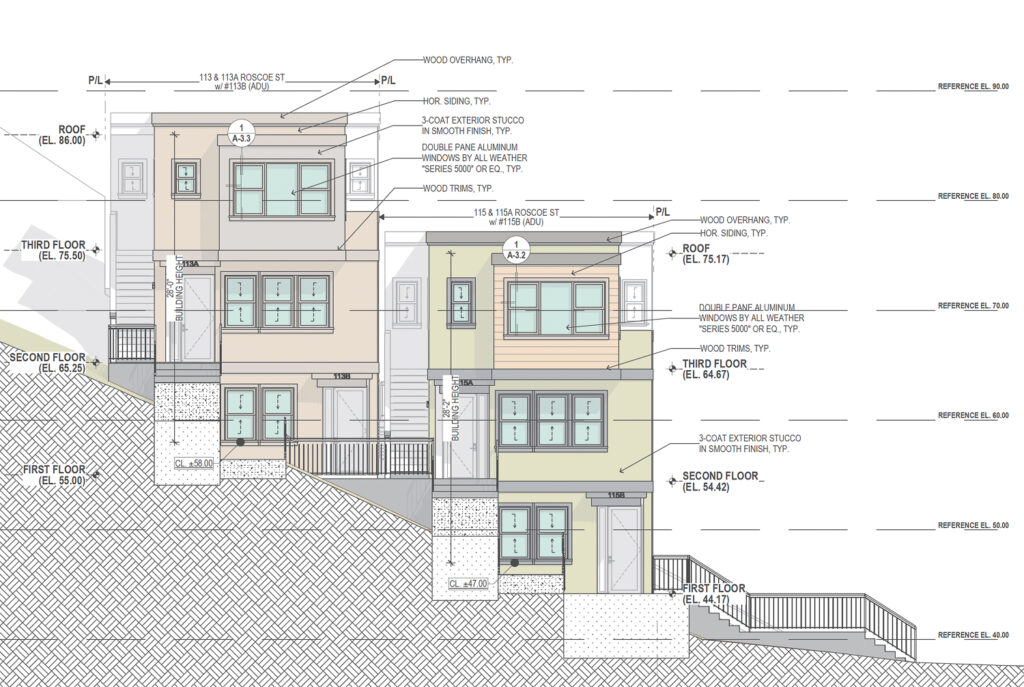 Increased Plans for Bernal Heights South Slope Apartments, San ...