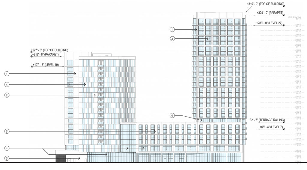 28-Story Residential Tower Proposed for 1800 Broadway, Redwood City ...