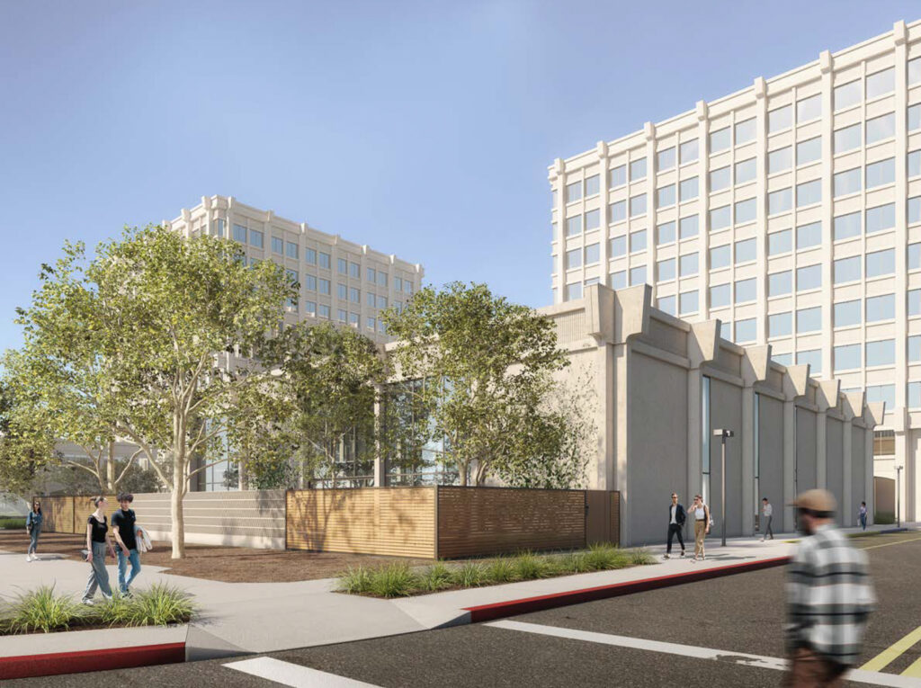 Morning Meeting About Theater-to-Offices Conversion of CineArts at Palo ...